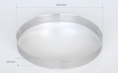 Tart Ring 150mm - Perforated - Highest Quality - Reliable Supplier