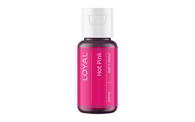 Hot Pink Food Colouring - Loyal Gel 20ml - Fast Reliable Dispatch